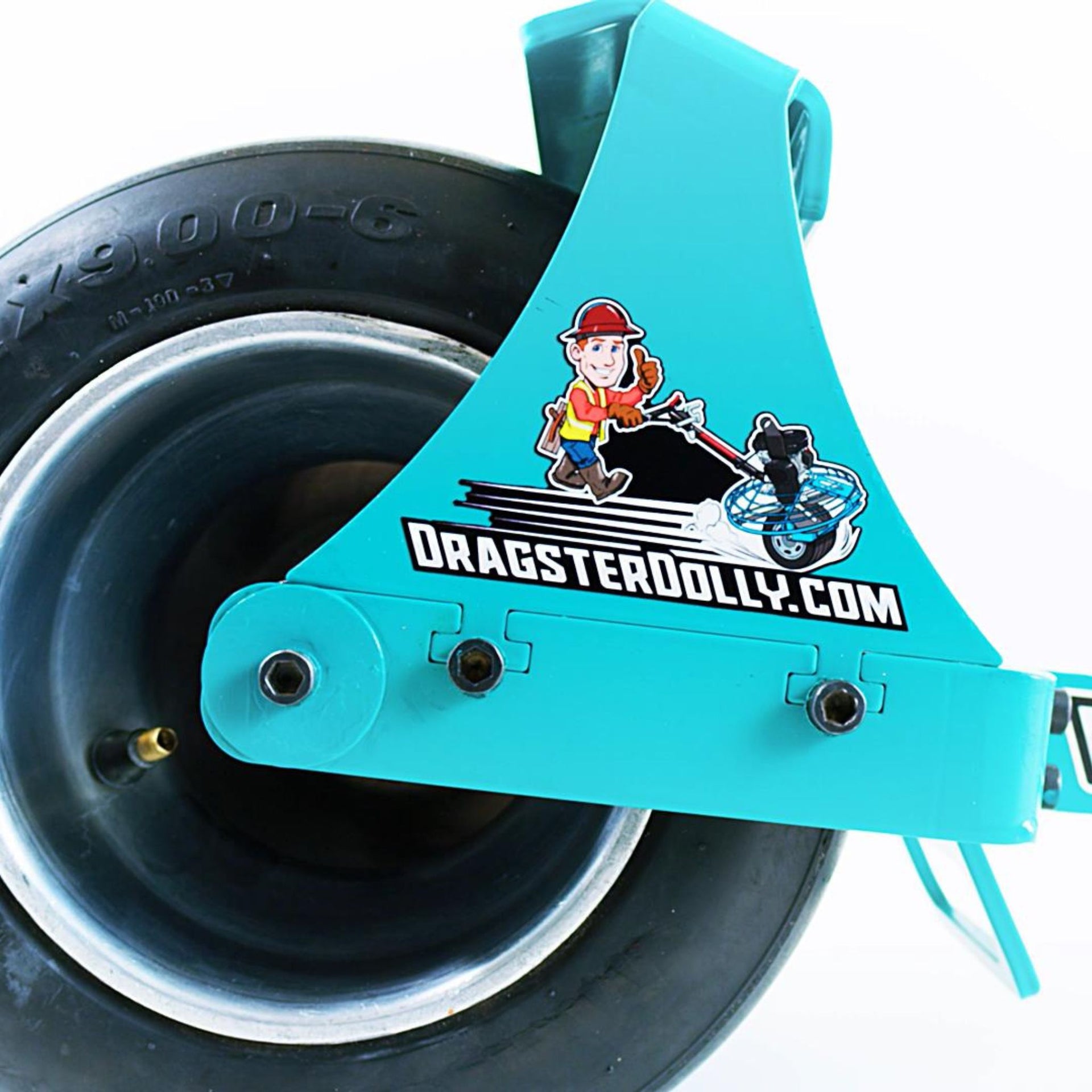Dragster Dolly – Power Trowel Wheel Attachment for Easy Transport