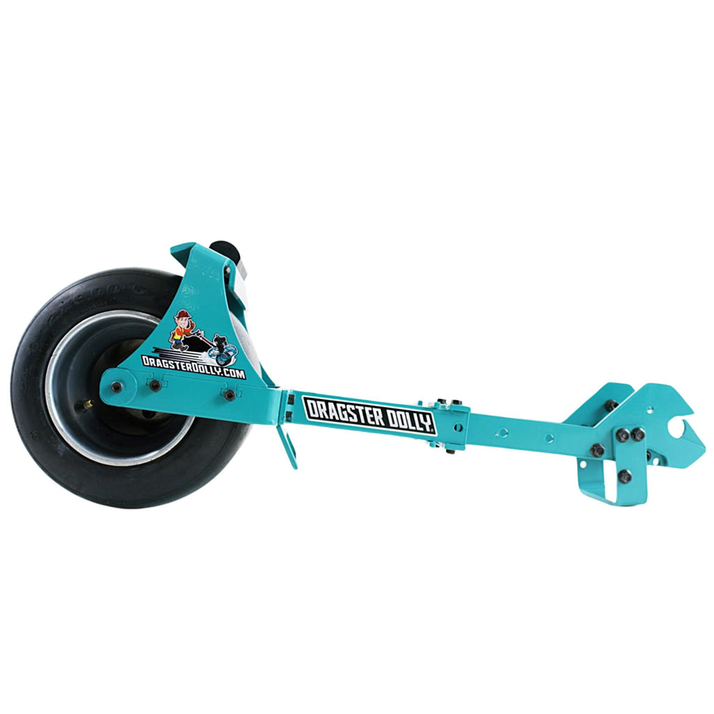 Dragster Dolly – Power Trowel Wheel Attachment for Easy Transport